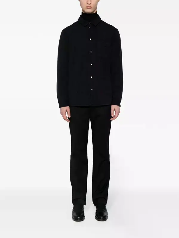 Giorgio Armani Quilted Press-stud Shirt