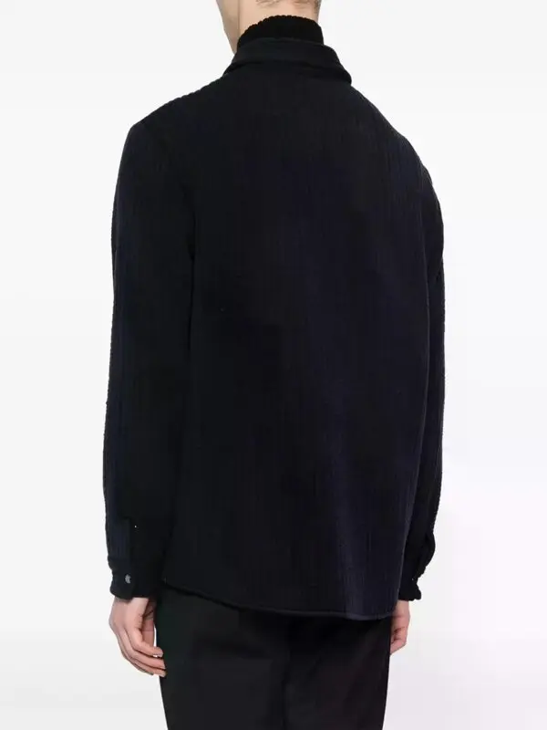 Giorgio Armani Quilted Press-stud Shirt