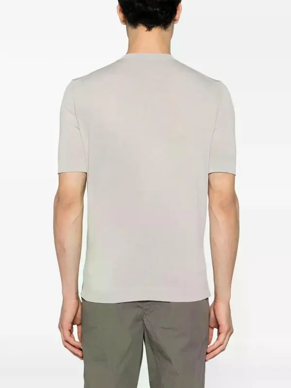 DELL'OGLIO Crew-neck Cotton T-shirt