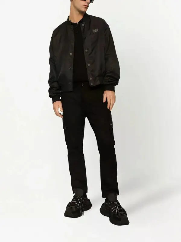 Dolce & Gabbana Logo-plaque Bomber Jacket