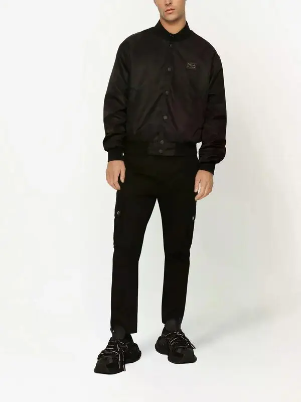 Dolce & Gabbana Logo-plaque Bomber Jacket