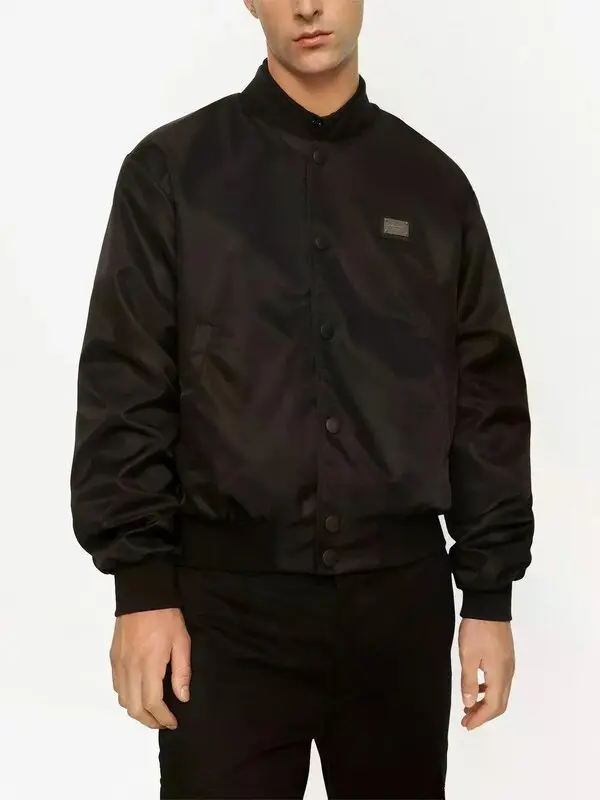 Dolce & Gabbana Logo-plaque Bomber Jacket