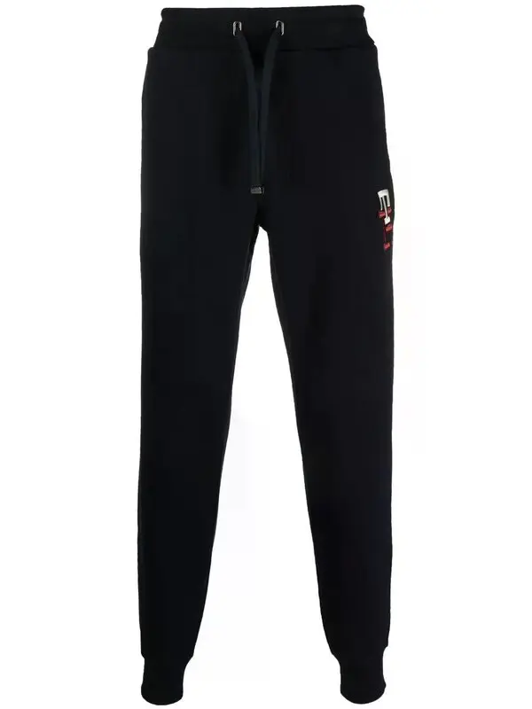 Tommy Hilfiger Embroidered-logo Drawstring Joggers