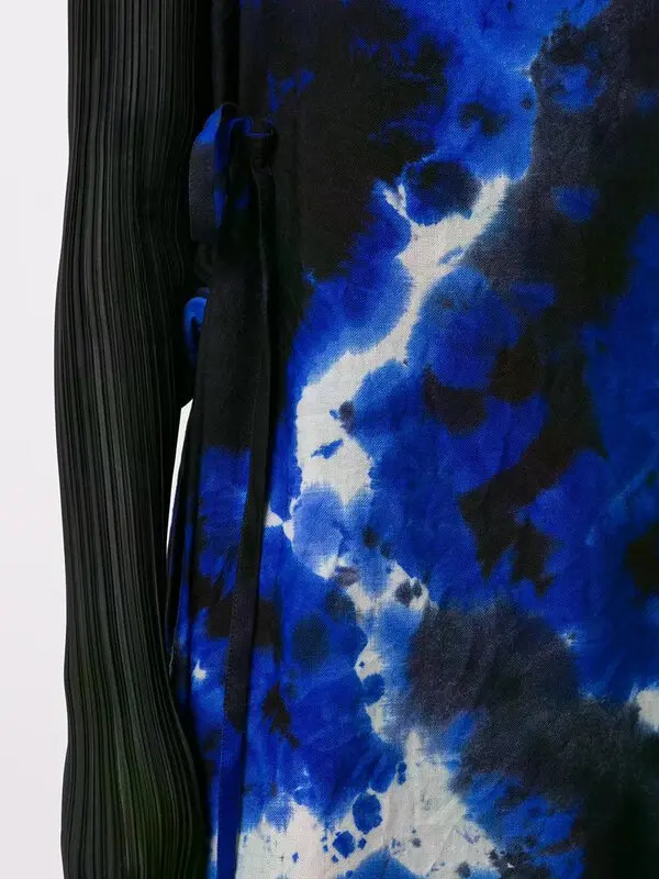 Y’s Sleeveless Tie-dye Dress - Blue