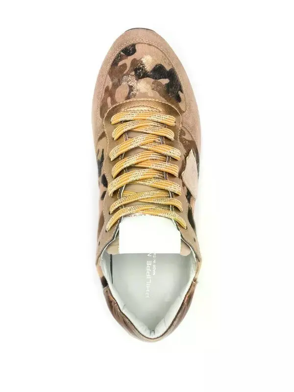 Philippe Model Trpx Suede Sneakers - Neutrals