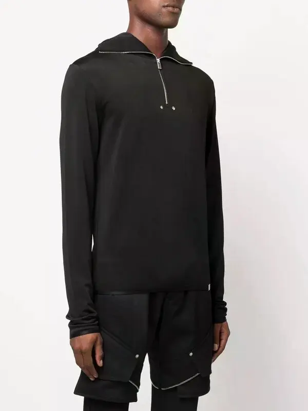 1017 Alyx 9sm Half-zip Long-sleeved Sweatshirt