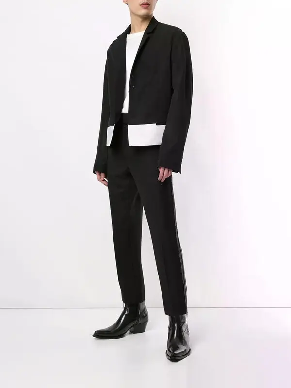 HAIDER ACKERMANN Chain Detail Wool Trousers