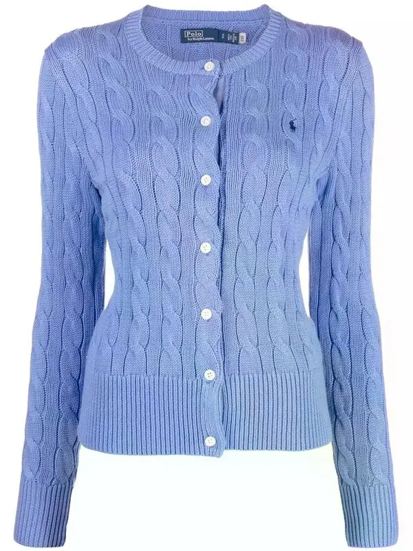 Polo Ralph Lauren Cable Knit Cardigan - Blue