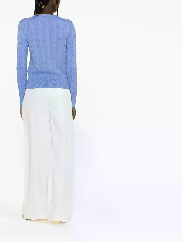 Polo Ralph Lauren Cable Knit Cardigan - Blue