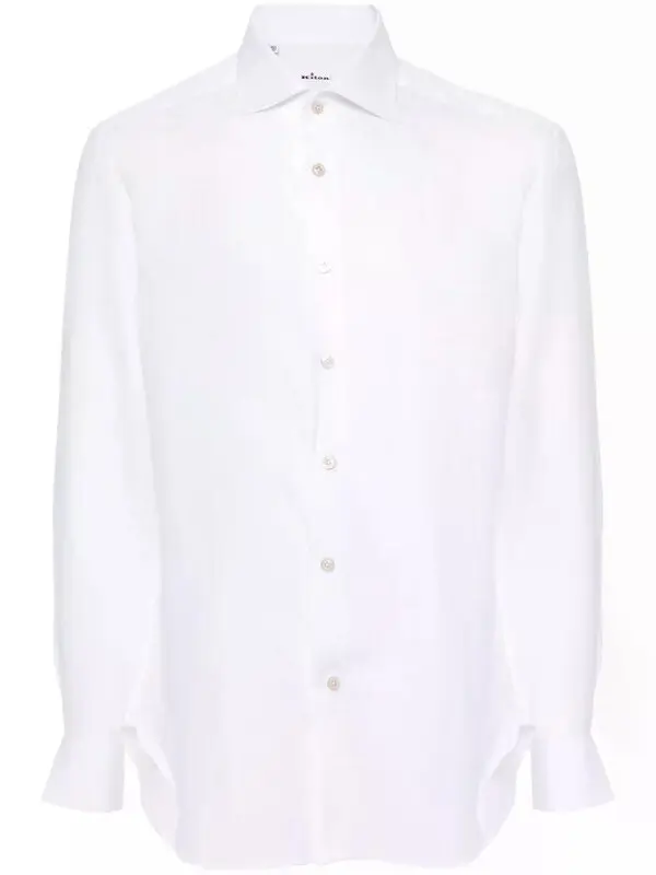 Kiton Poplin Linen Shirt