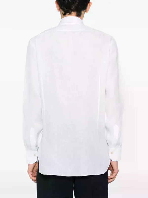 Kiton Poplin Linen Shirt