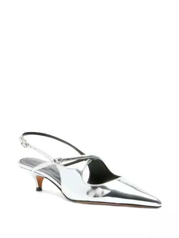 Proenza Schouler 40mm Slash Pumps - Grey