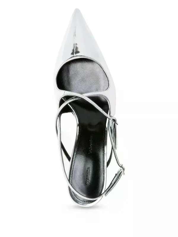Proenza Schouler 40mm Slash Pumps - Grey