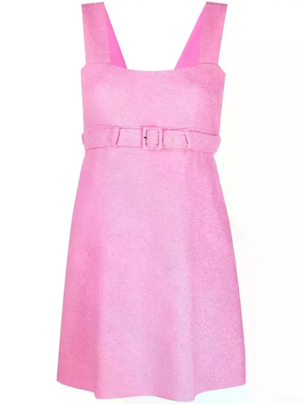 PATOU Corsage Belted Mini Dress