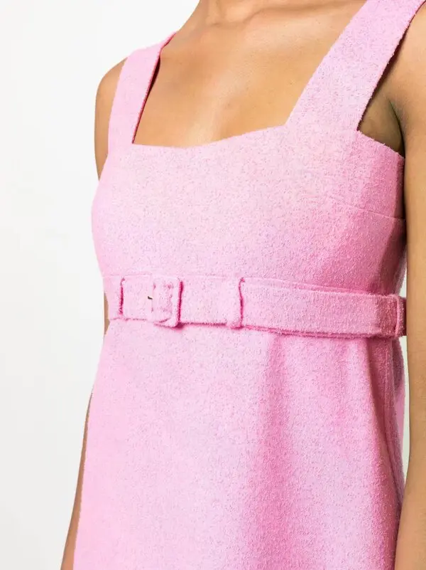 PATOU Corsage Belted Mini Dress