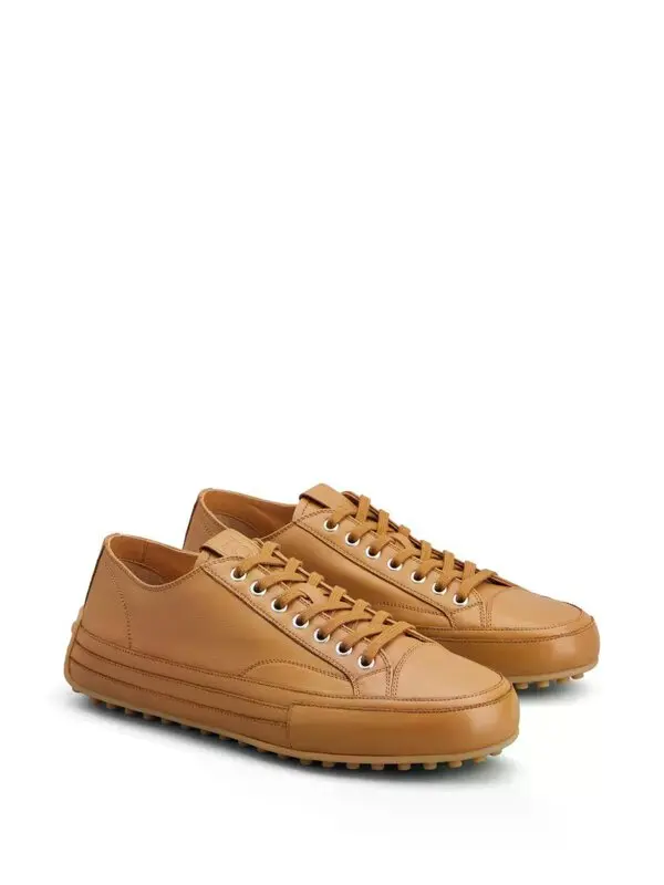 TOD'S Leather Sneakers - Brown
