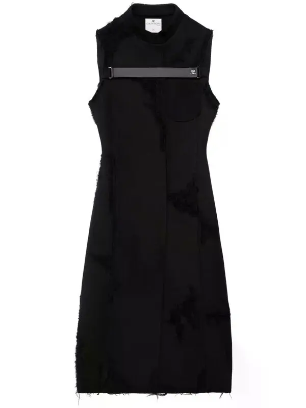 COURREGES Sleeveless Virgin-wool Coat