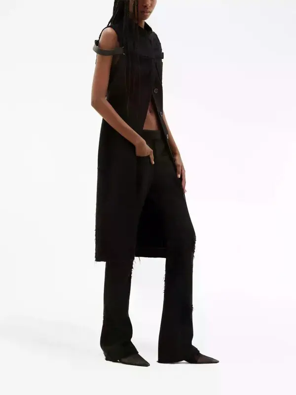 COURREGES Sleeveless Virgin-wool Coat