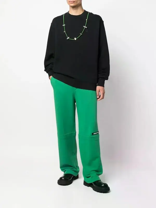 AMBUSH Stoppers Crew Neck Sweatshirt - Black