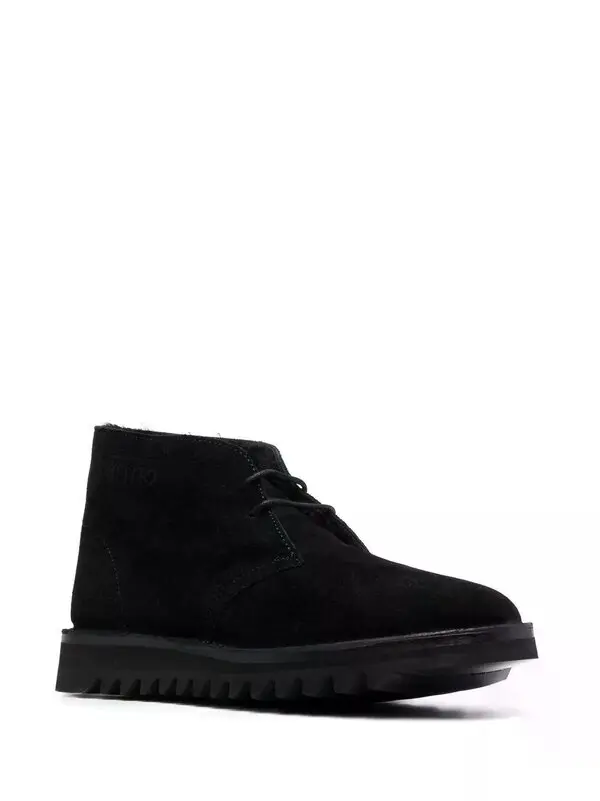 Kenzo Embossed-logo Detail Boots