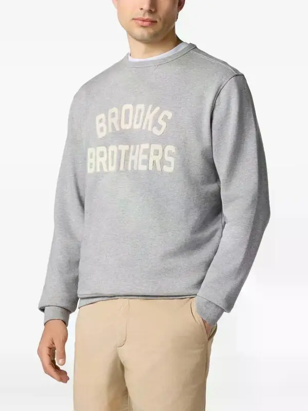 Brooks Brothers Logo-embroidered Sweatshirt