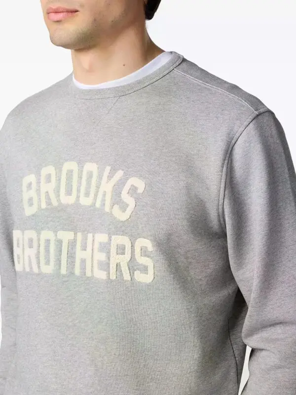 Brooks Brothers Logo-embroidered Sweatshirt