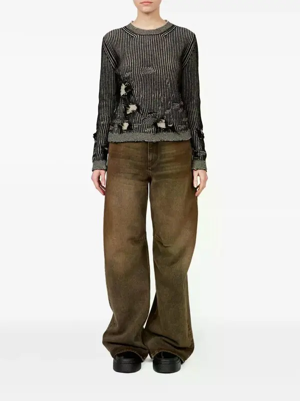 MAISON MARGIELA Distressed-effect Knitted Jumper