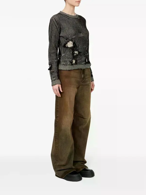 MAISON MARGIELA Distressed-effect Knitted Jumper