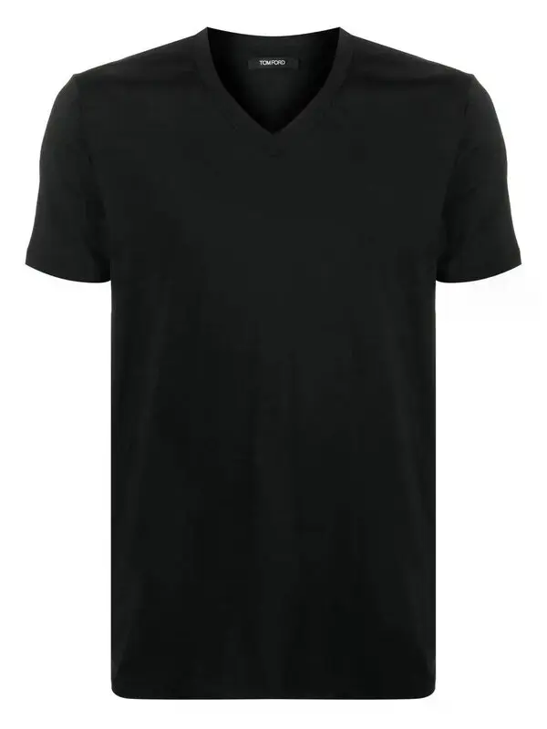 TOM FORD V-neck Short-sleeved T-shirt