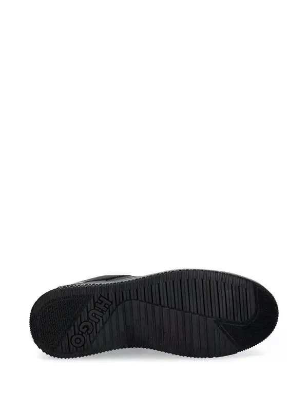 Hugo Leather Lace-up Round Toe Sneakers