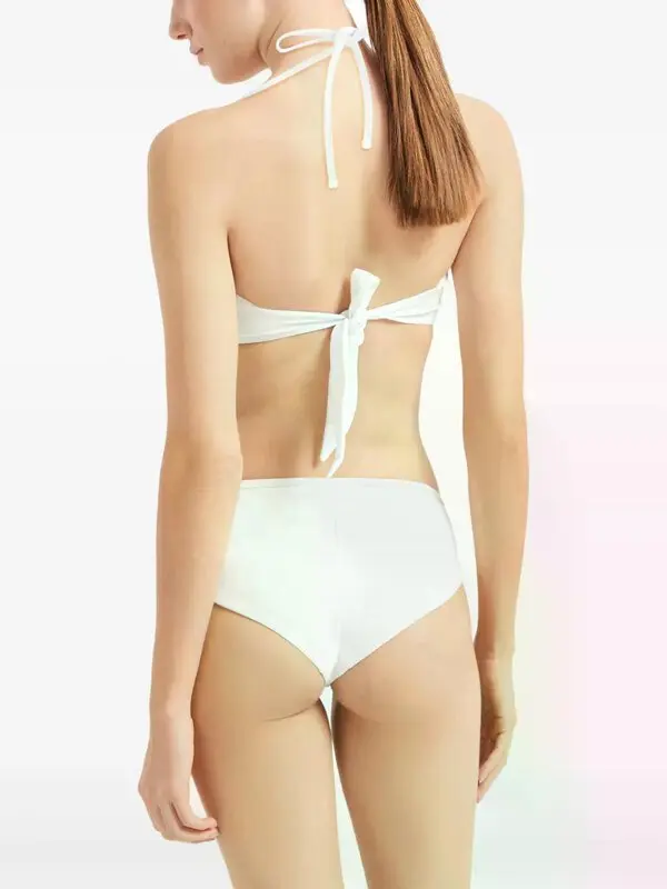 Brunello Cucinelli Monili Embellished Bandeau Bikini Top