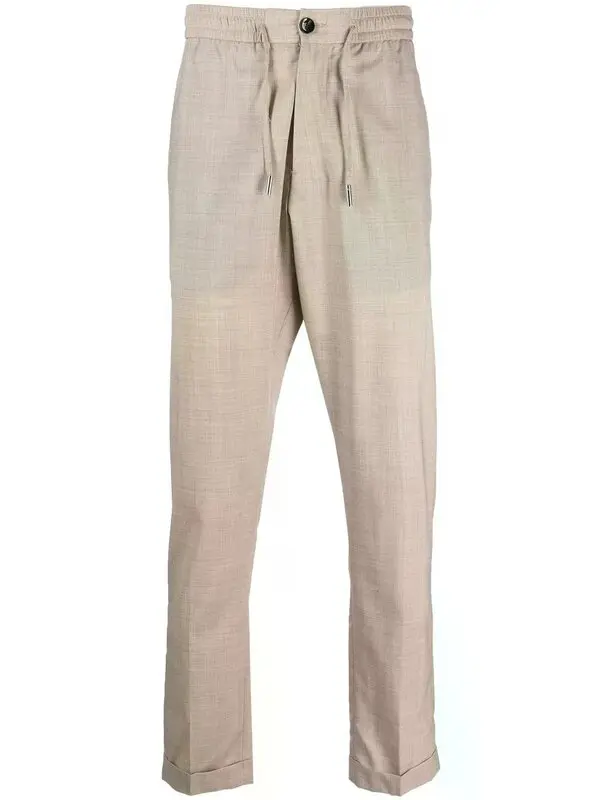 BILLIONAIRE Jogging Drawstring Wool Trousers