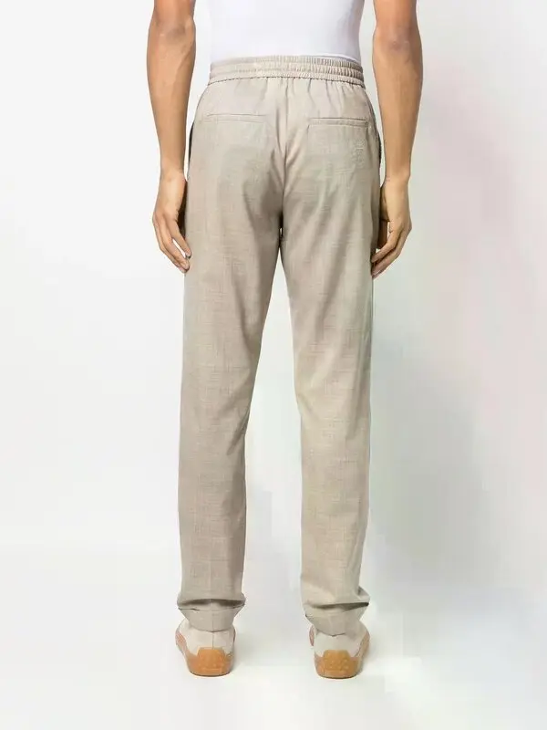 BILLIONAIRE Jogging Drawstring Wool Trousers