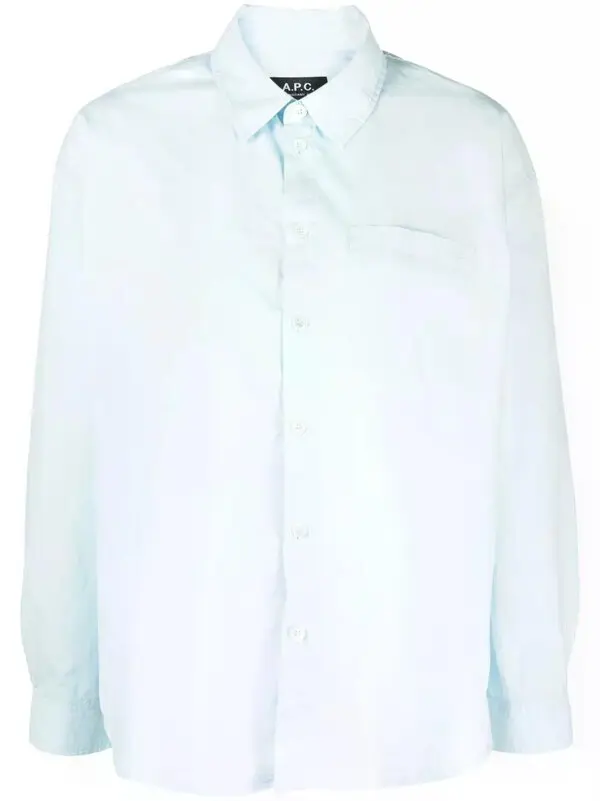 A.p.c. Button-fastening Long-sleeve Shirt