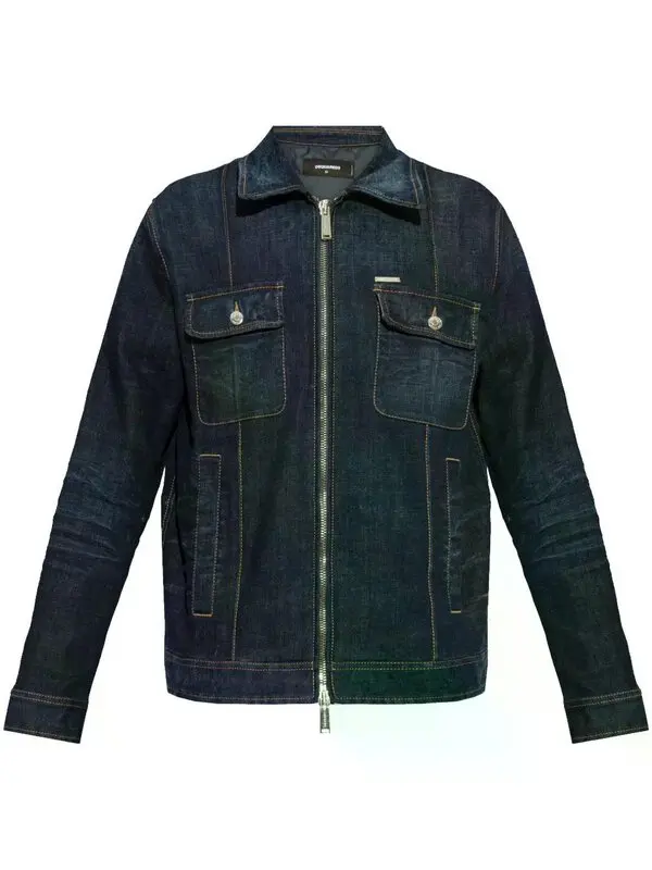 Dsquared2 Logo-patch Denim Jacket