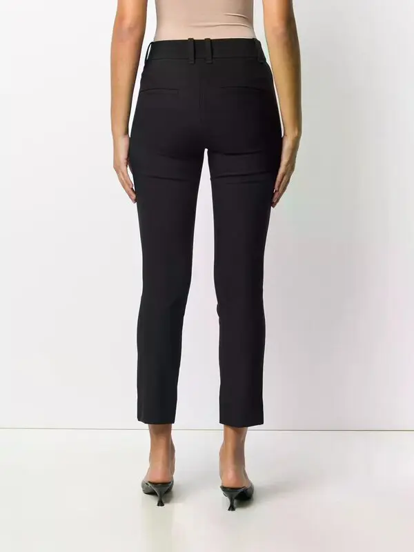 Vince High-waist Cropped Skinny Trousers