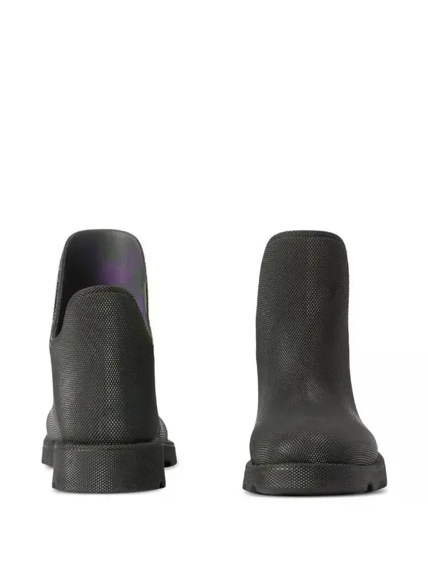 Burberry Round-toe Ankle Boots - Black