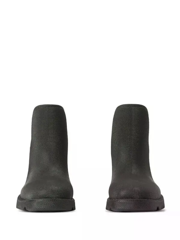 Burberry Round-toe Ankle Boots - Black