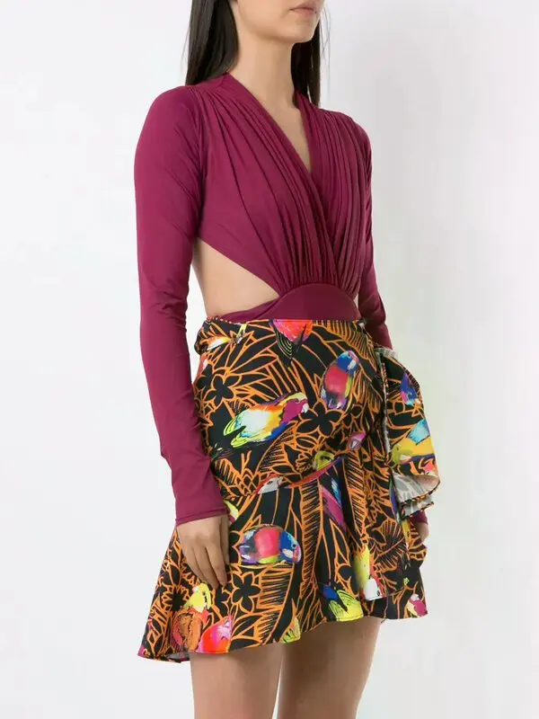 AMIR SLAMA Draped Bodysuit