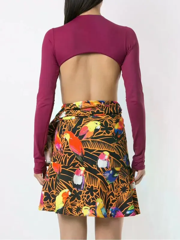 AMIR SLAMA Draped Bodysuit