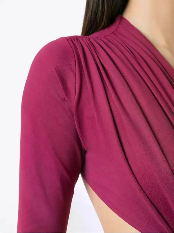 AMIR SLAMA Draped Bodysuit