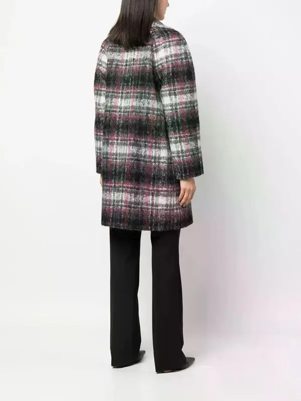 Karl Lagerfeld Checked Double-breasted Coat