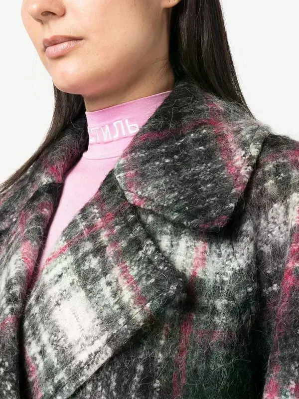 Karl Lagerfeld Checked Double-breasted Coat