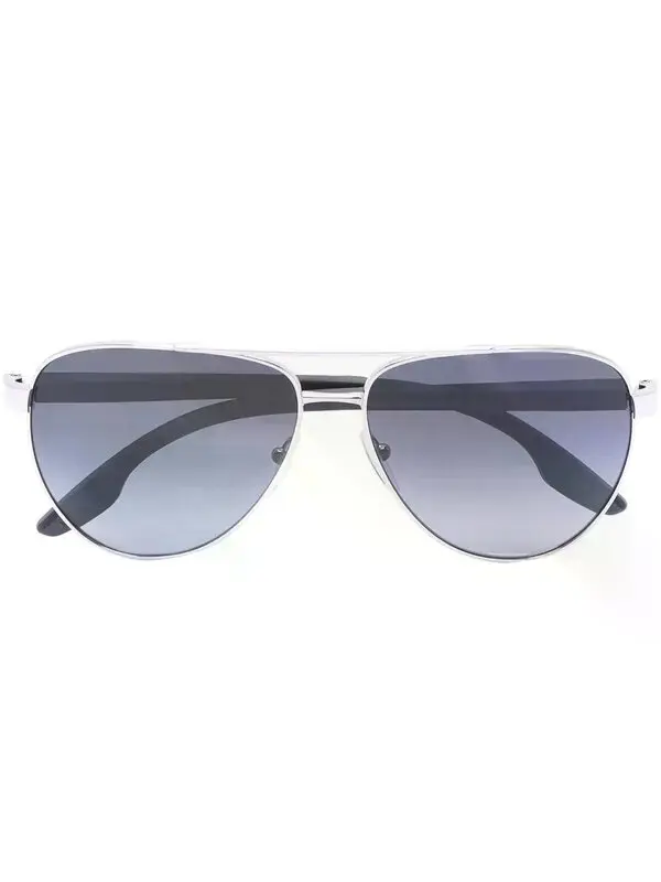 Prada Navigator Tinted-lenses Sunglasses - Silver