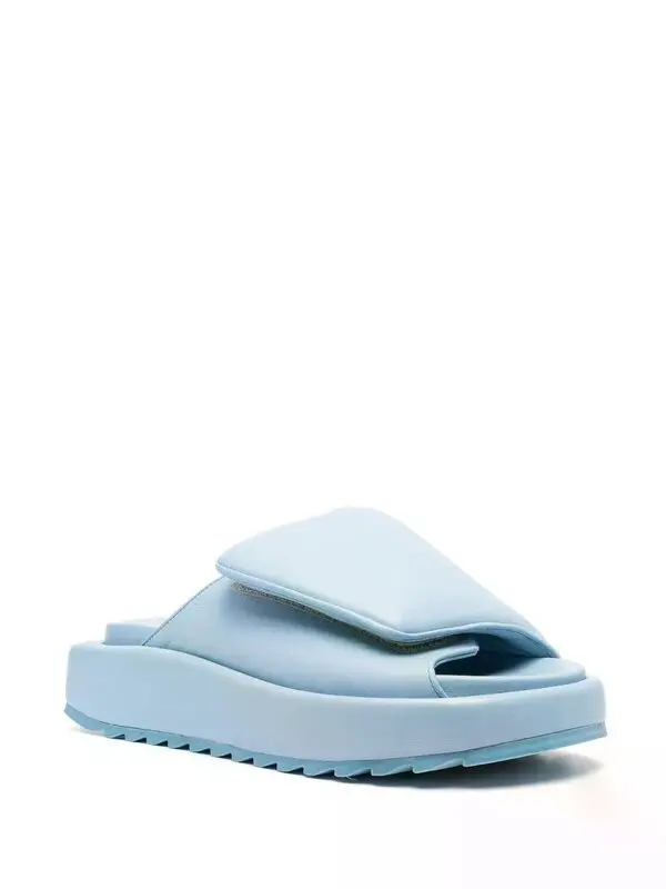 GIABORGHINI Gia Touch Strap Slides - Blue