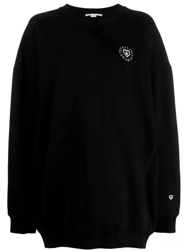 Stella McCartney Logo-patch Cotton Sweatshirt