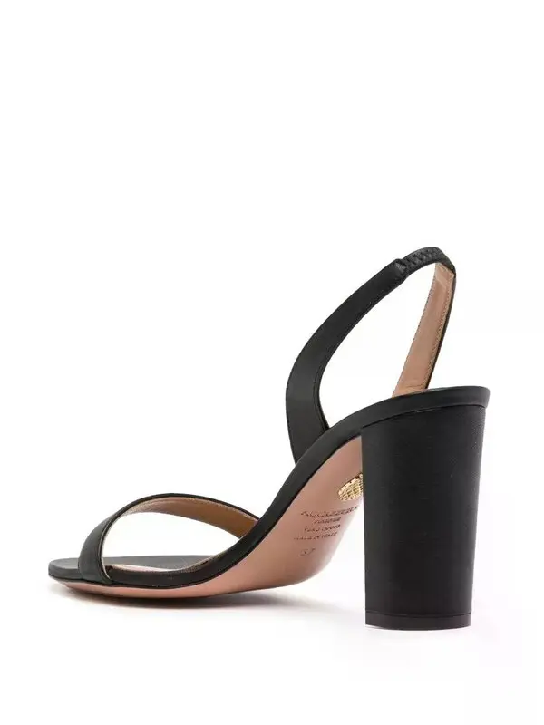AQUAZZURA 95mm Open-toe Leather Sandals