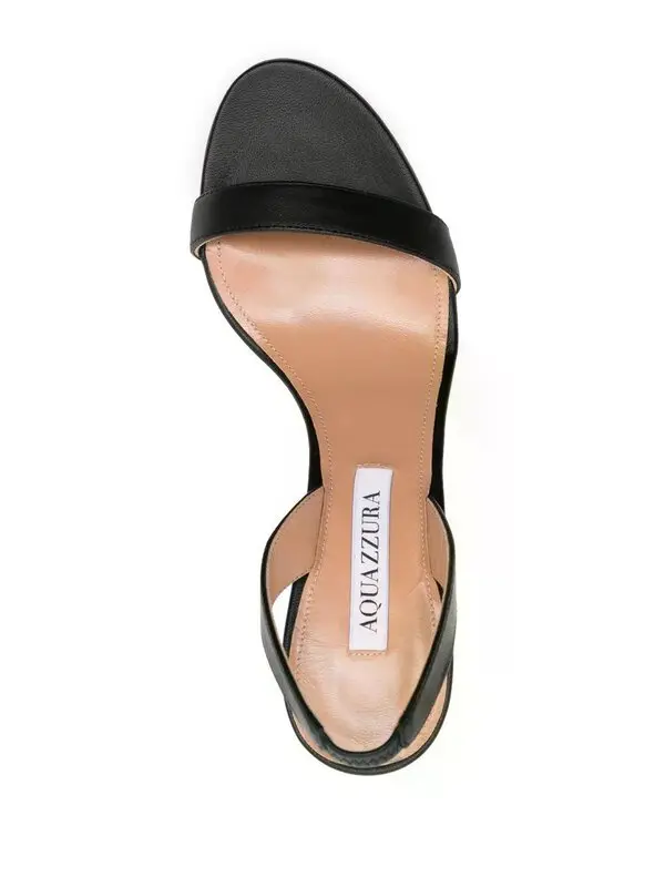 AQUAZZURA 95mm Open-toe Leather Sandals