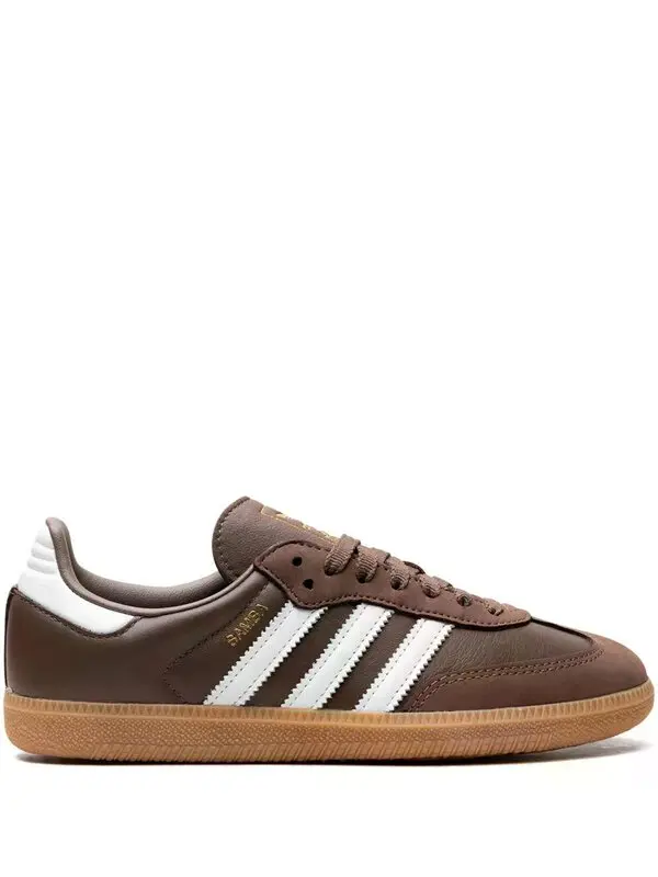 Adidas Samba Og Earth Strata Gum Leather Sneakers - Brown