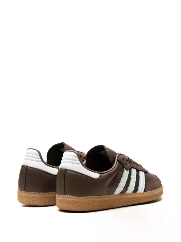 Adidas Samba Og Earth Strata Gum Leather Sneakers - Brown